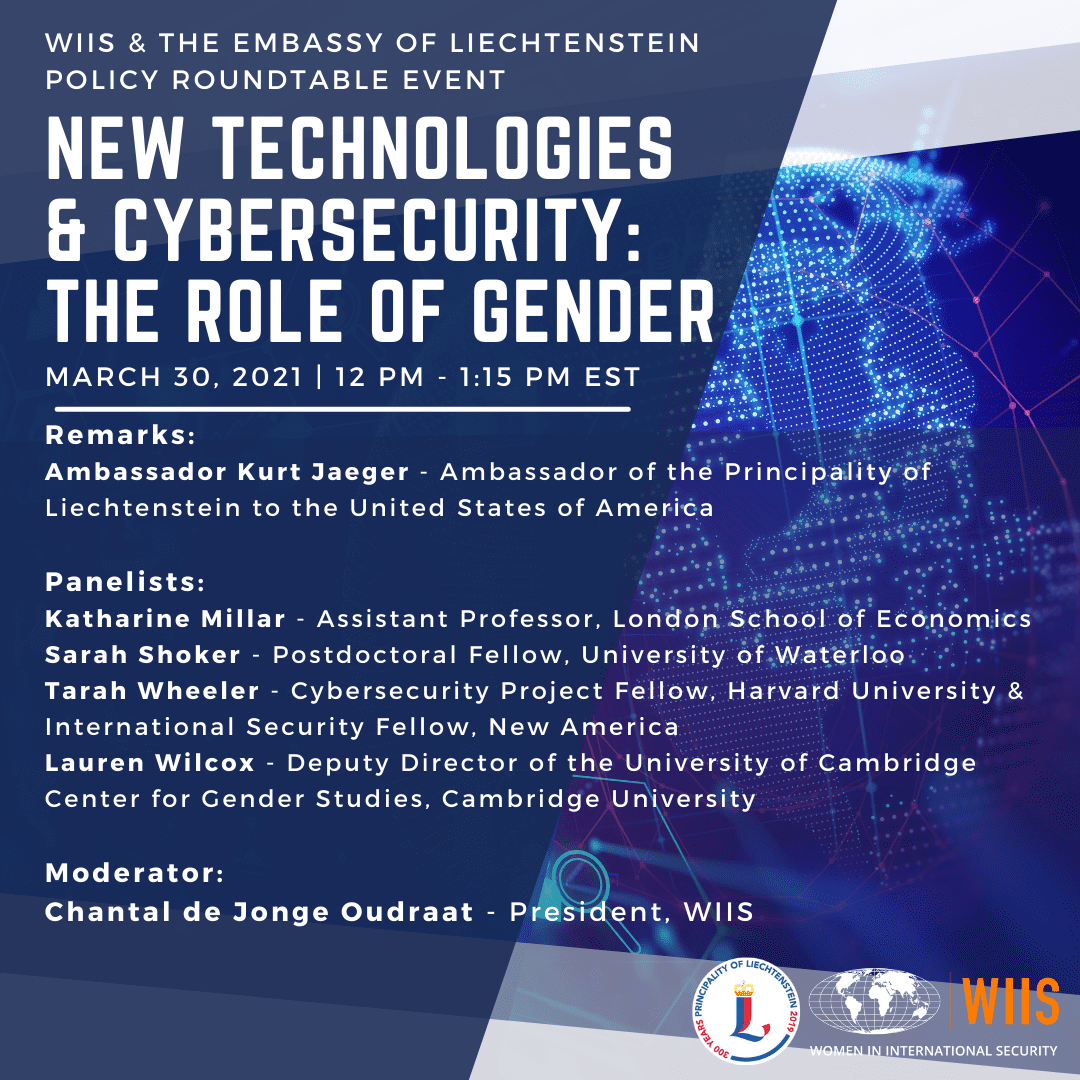 Technology & Gender - Women In International Security