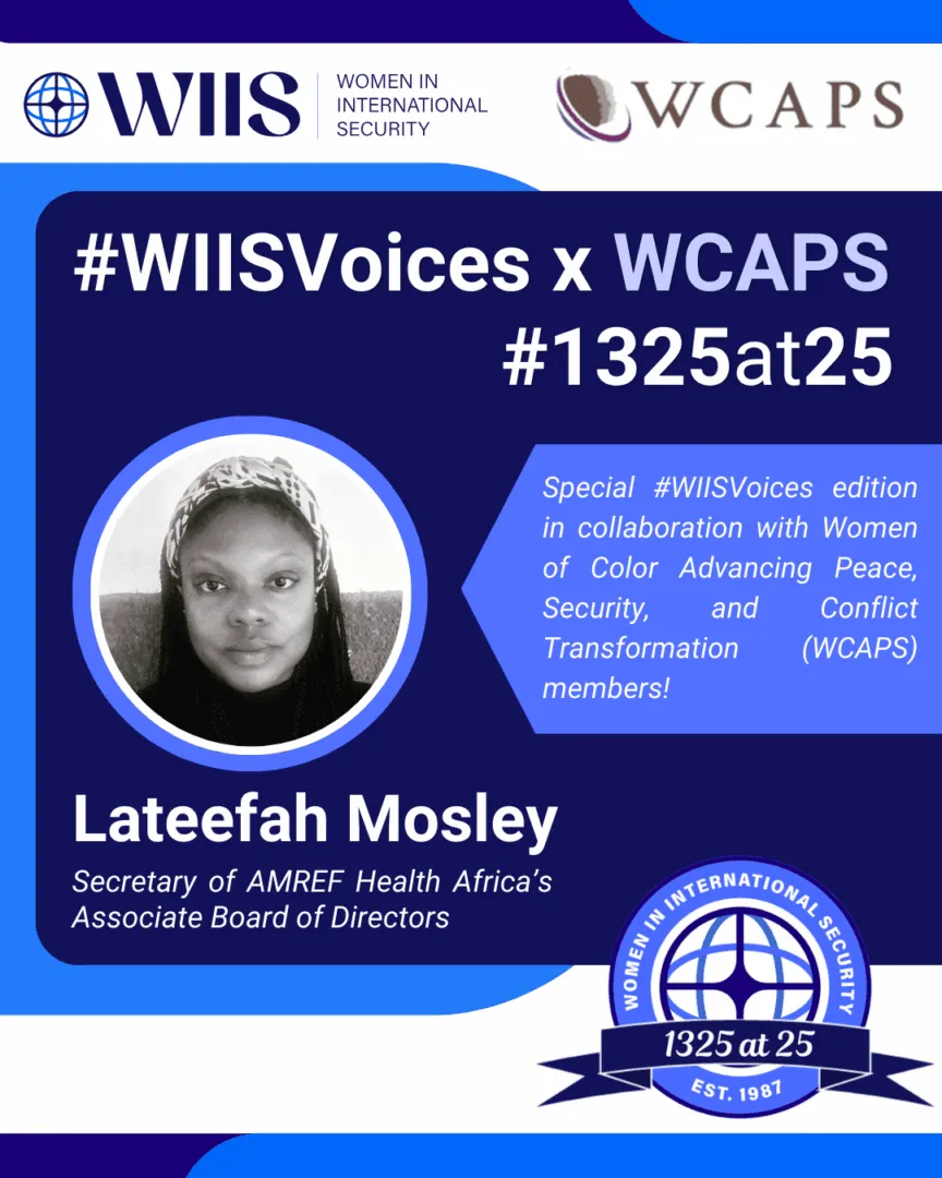 The “1325@25” Initiative - Women In International Security